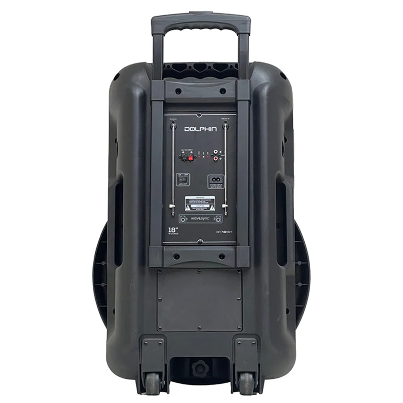 Bocina Bluetooth Dolphin SP-18RBT Party Speaker 18" 4500W Negro | MyTec